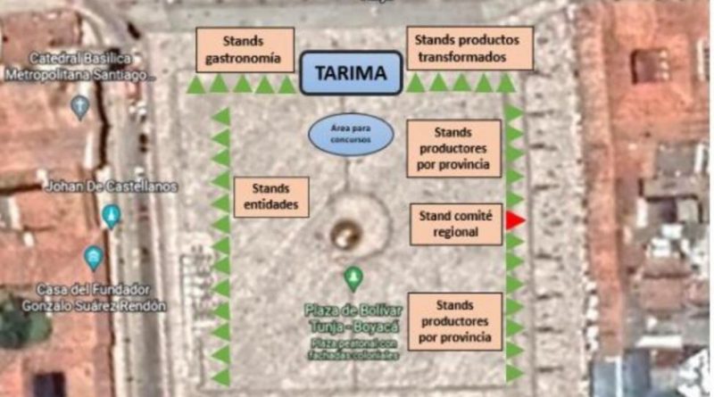 ¿Dónde queda Tunja en el mapa de Colombia? | Web sobre Viajes en Colombia